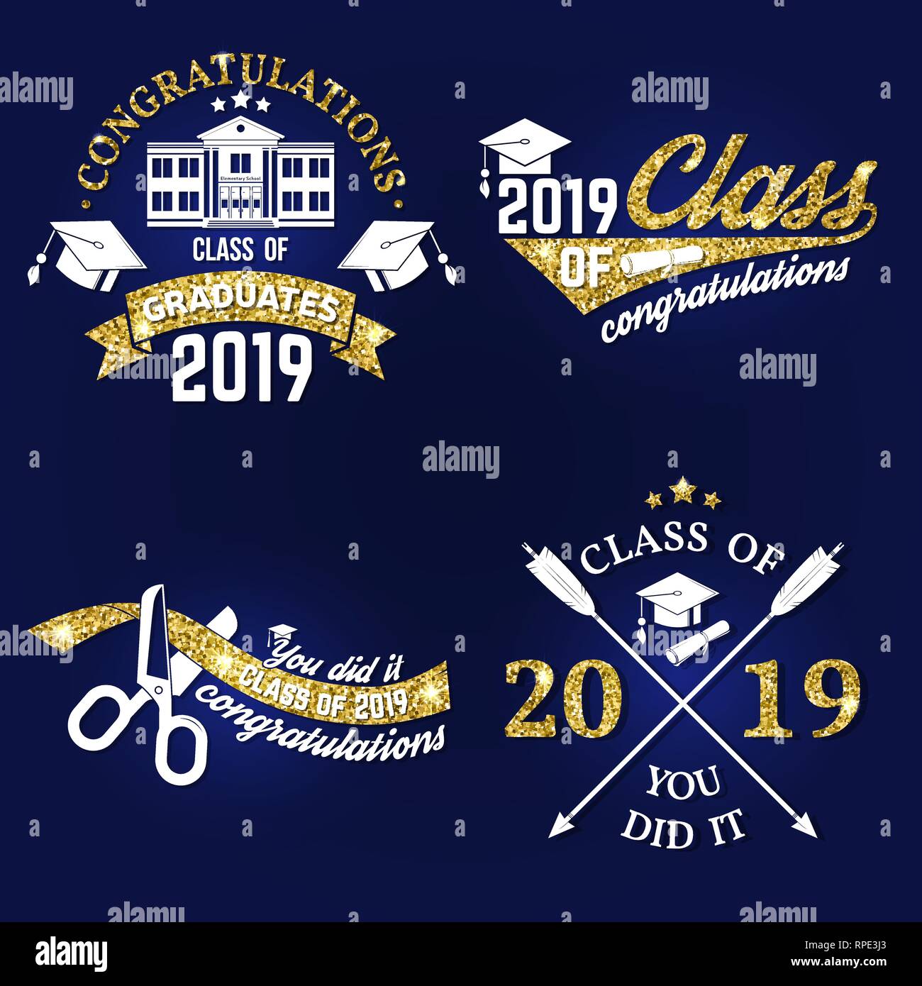 Diploma school education Stock Vector Images - Alamy