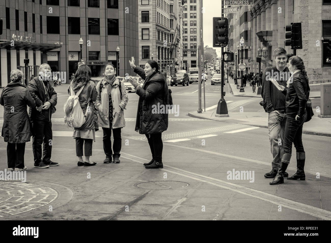 People touring in Boston, Massachusetts Stock Photo - Alamy
