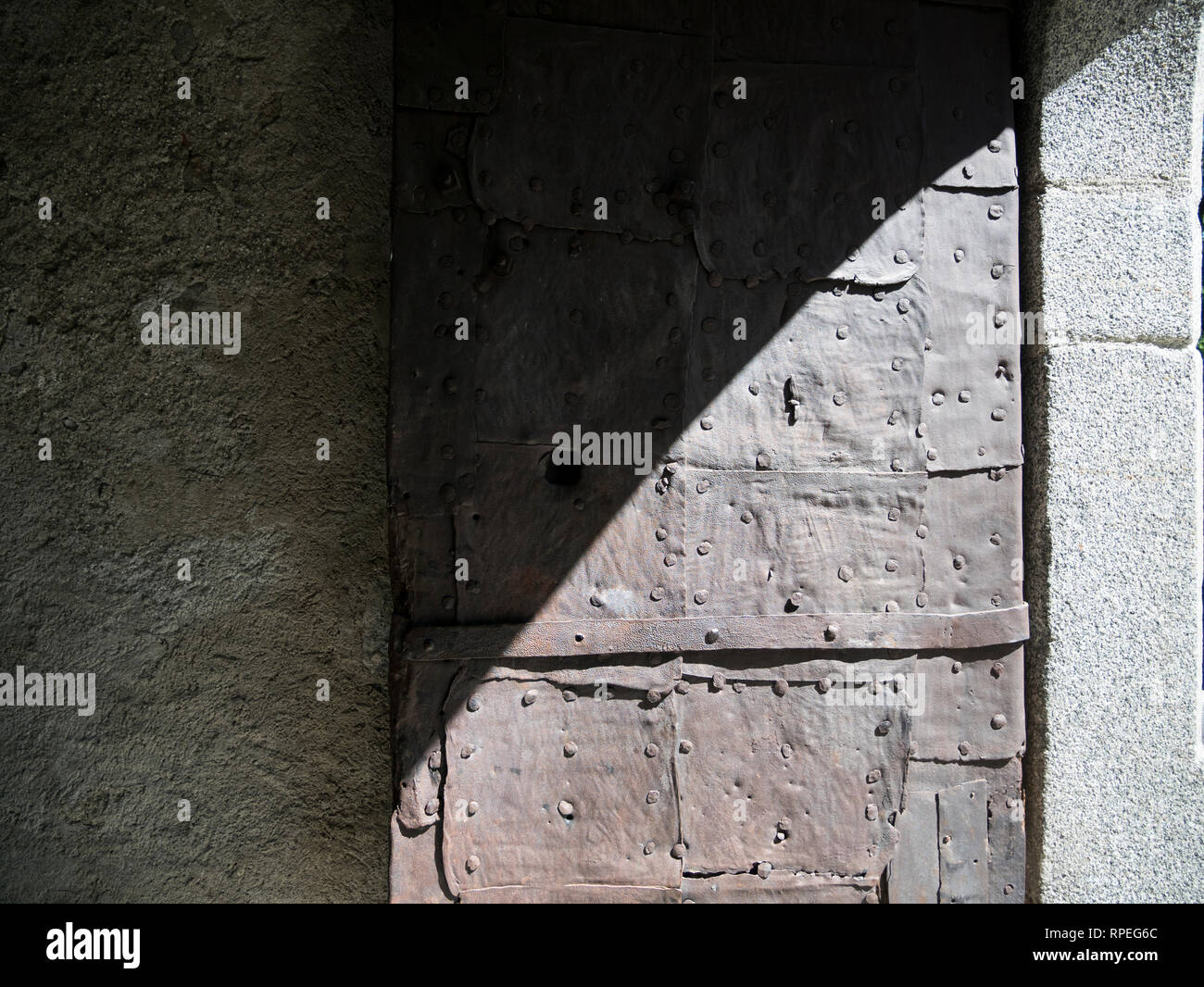 details of the Brunico castle, summer period in the Alto Adige area ...