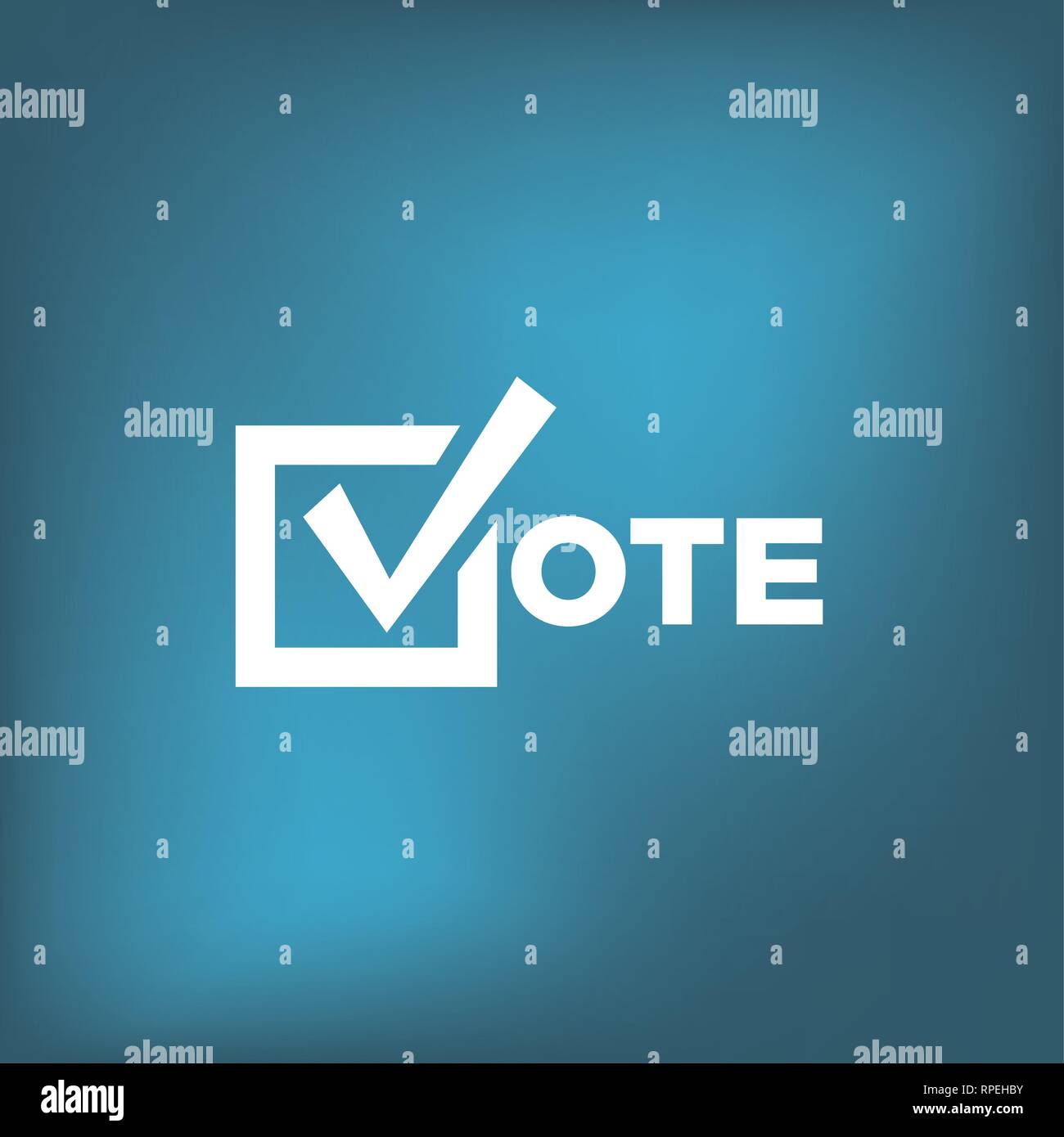 Voting 2020 Icon w Vote, Government, and Patriotic Symbolism and Colors ...