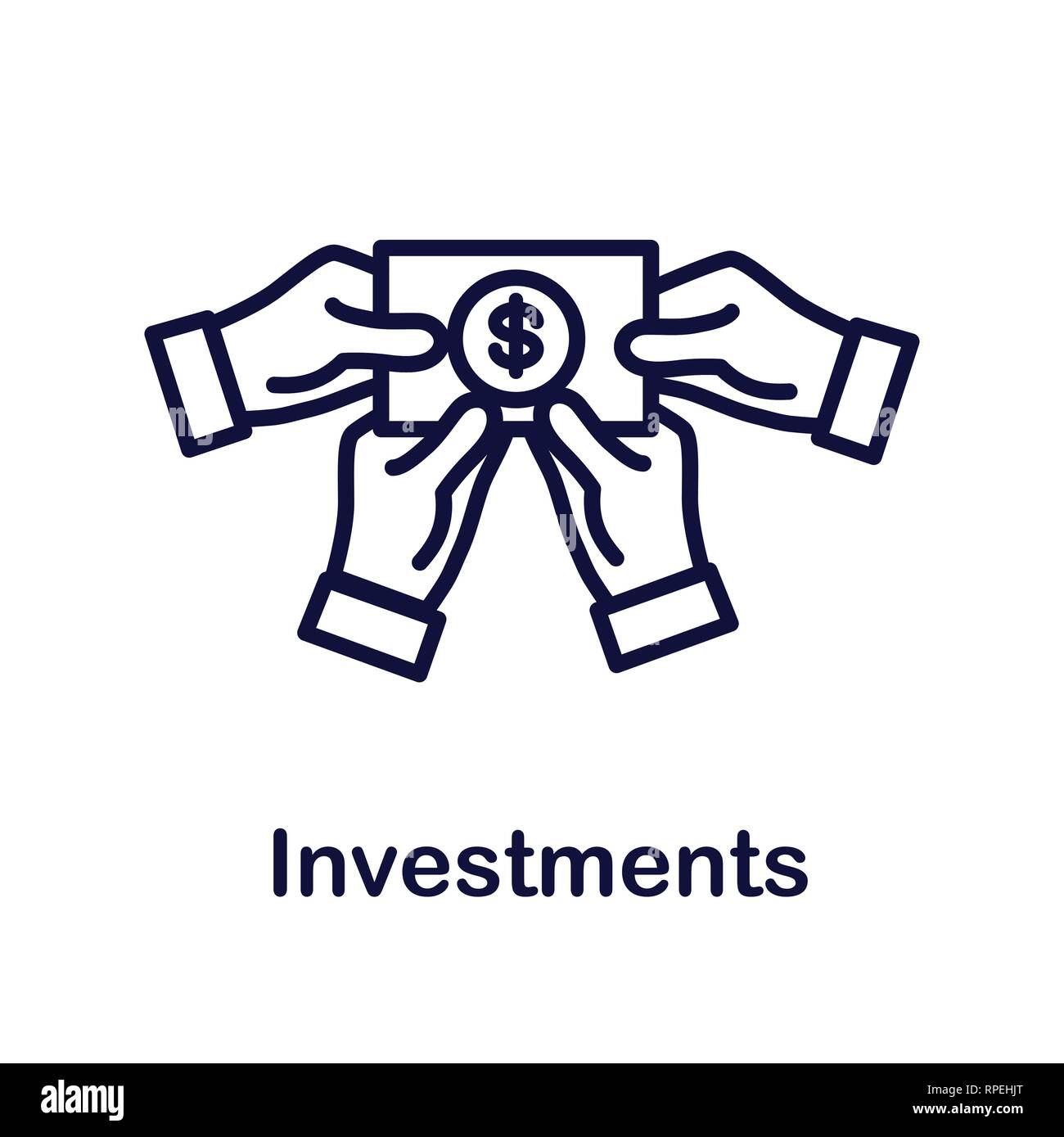 Retirement Investments / Dividend Income, Mutual Fund, IRA Icon set ...