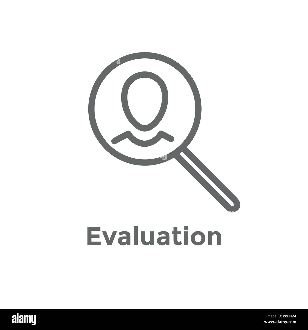 Referral Job Reference Icon with recommendations, performance review ...