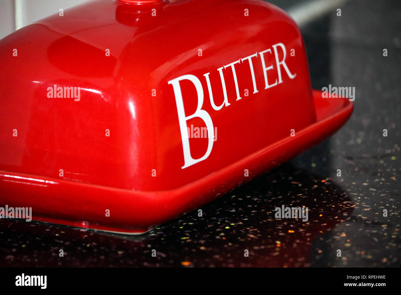 Vintage butter dish hi-res stock photography and images - Alamy