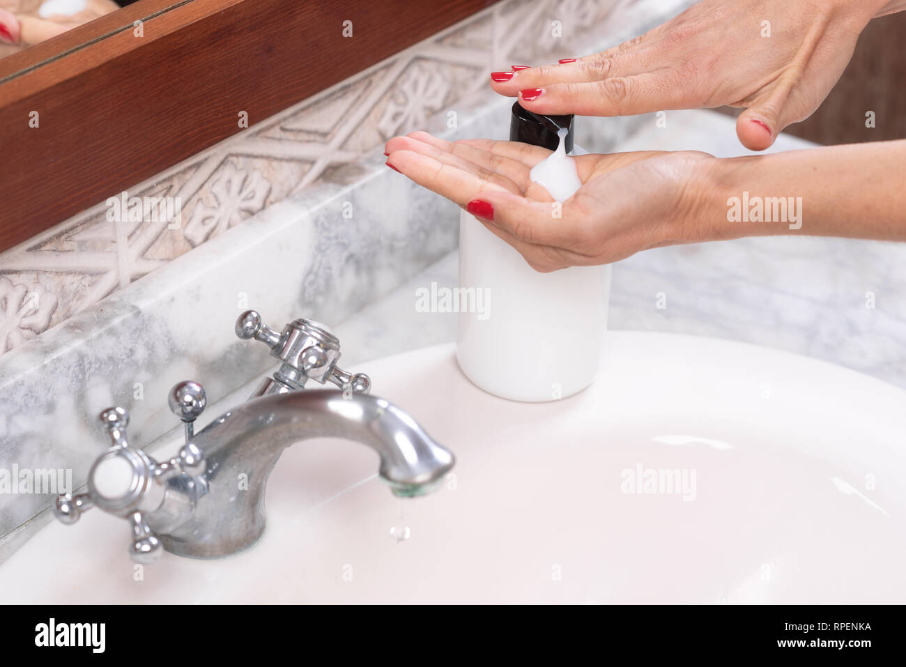 Hand Wash Liquid Soap High Resolution Stock Photography and Images - Alamy