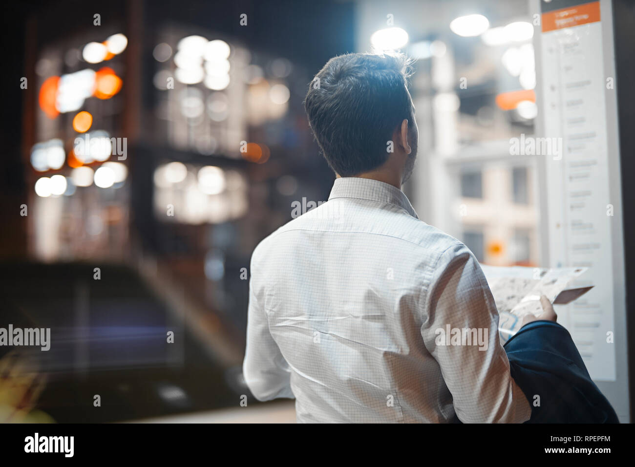 Checking subway map hi-res stock photography and images - Alamy