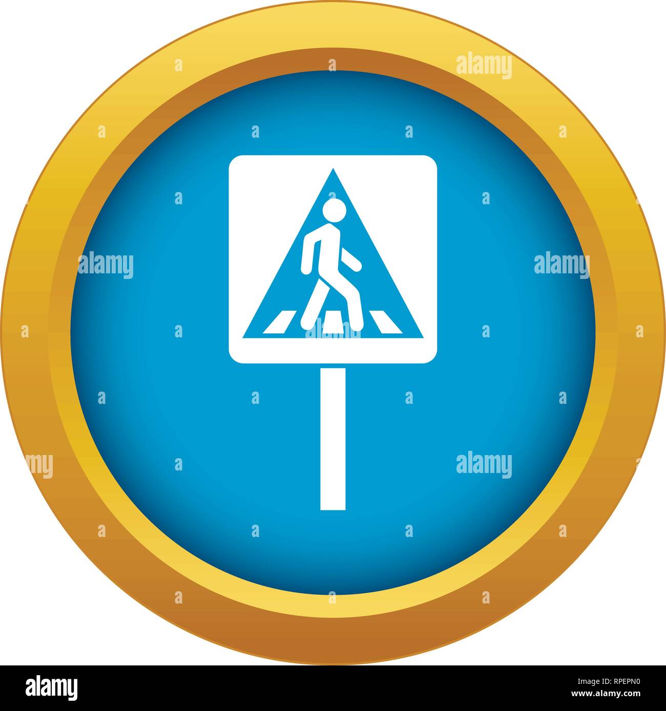 Public footpath this way sign Stock Vector Images - Alamy