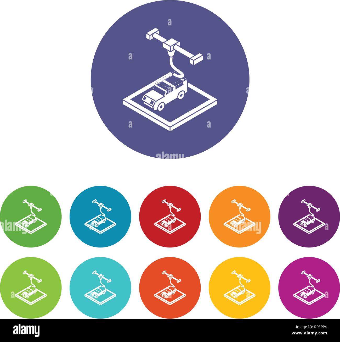 Car motor printing icon Stock Vector Images - Alamy