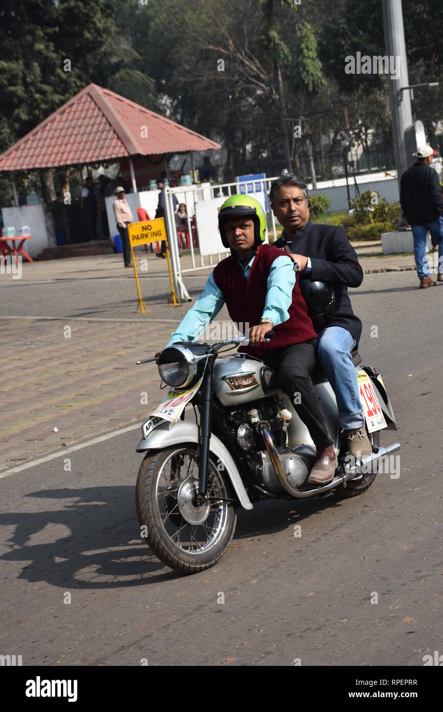 1965 Triumph motorcycle with 300 cc and 1 cylinder engine. AP 13 A 1513 ...