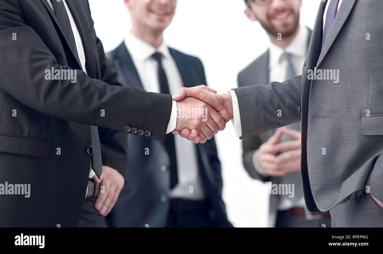 successful business partners shaking hands Stock Photo - Alamy