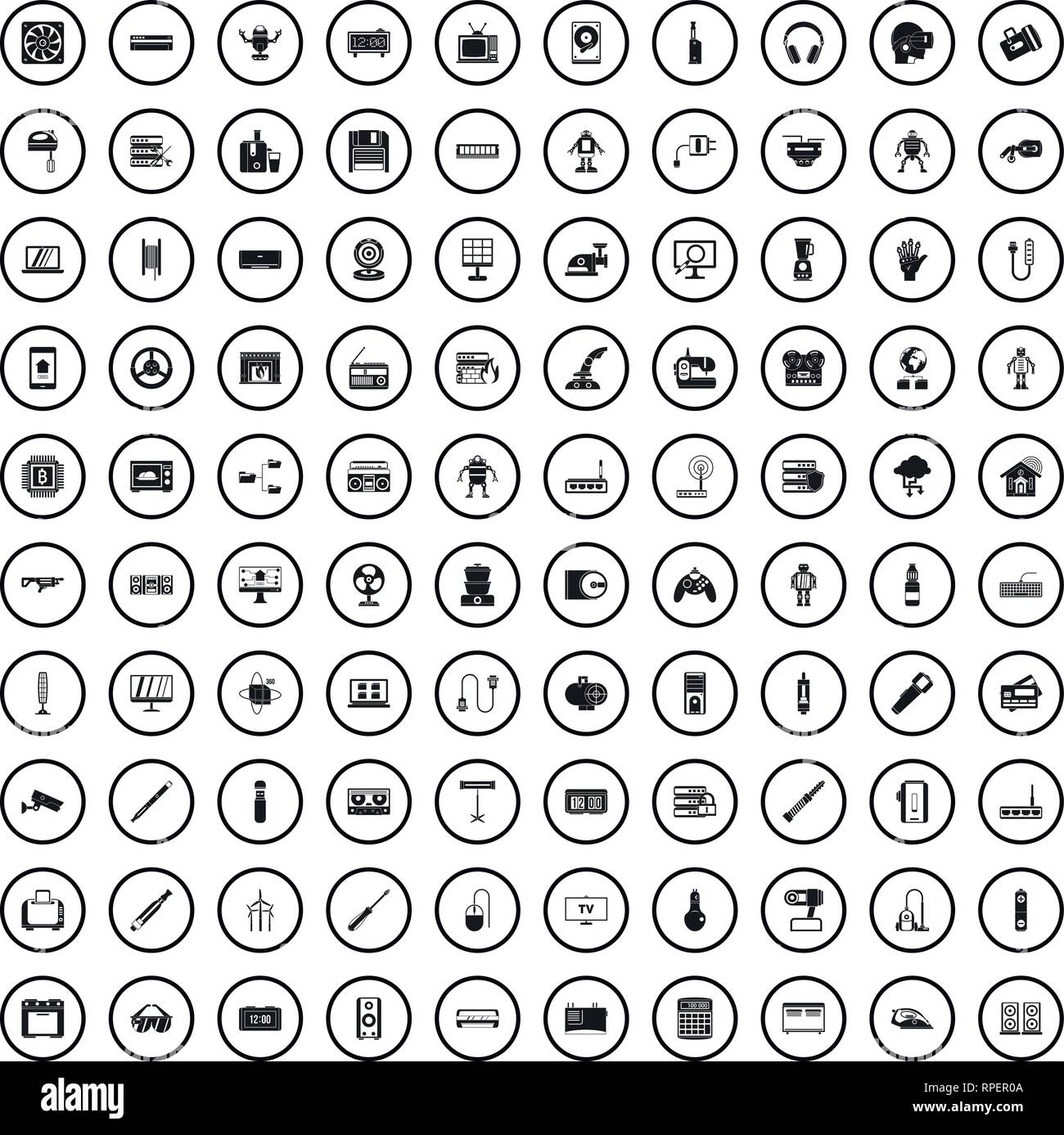 100 electronics icons set, simple style Stock Vector Image & Art - Alamy 100 electronics icons set, simple style Stock Vector Image & Art - Alamy