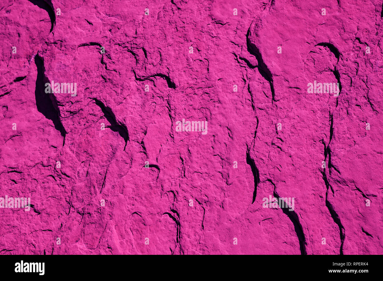 Bright pink organic background and texture, natural sandstone surface ...
