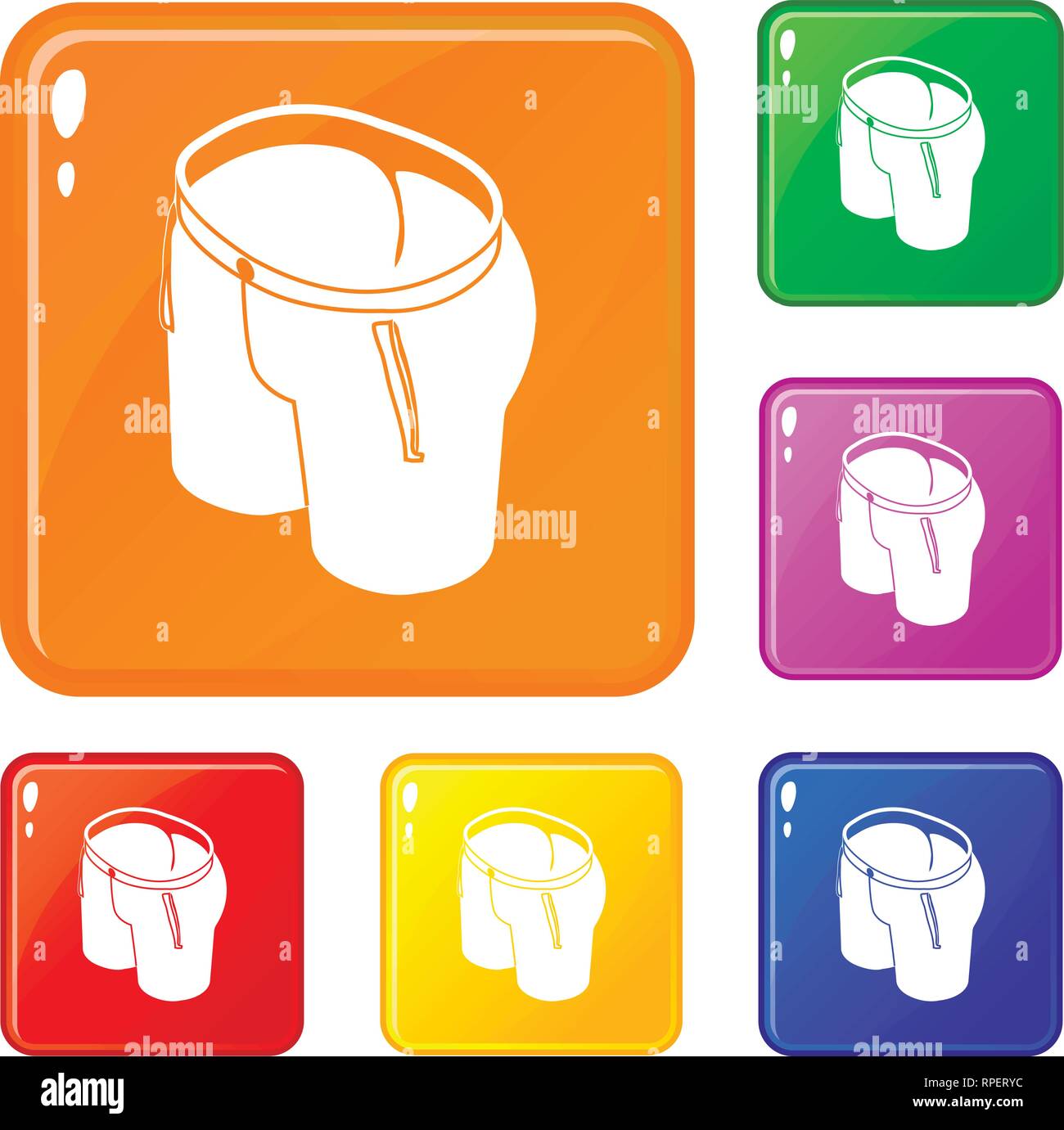 Classic shorts icons set vector color Stock Vector Image & Art - Alamy
