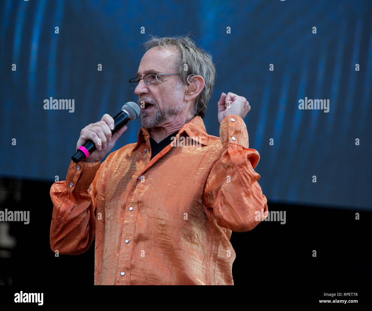 Peter Tork of The Monkees performs at Ottawa Bluesfest, 2016 Stock ...