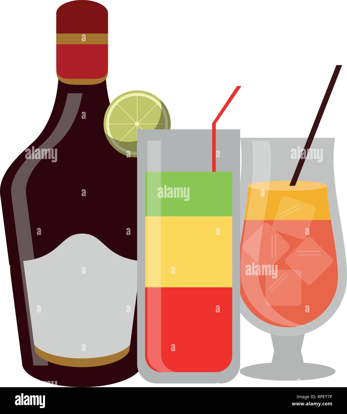 Bar alcohol drinks Stock Vector Image & Art - Alamy