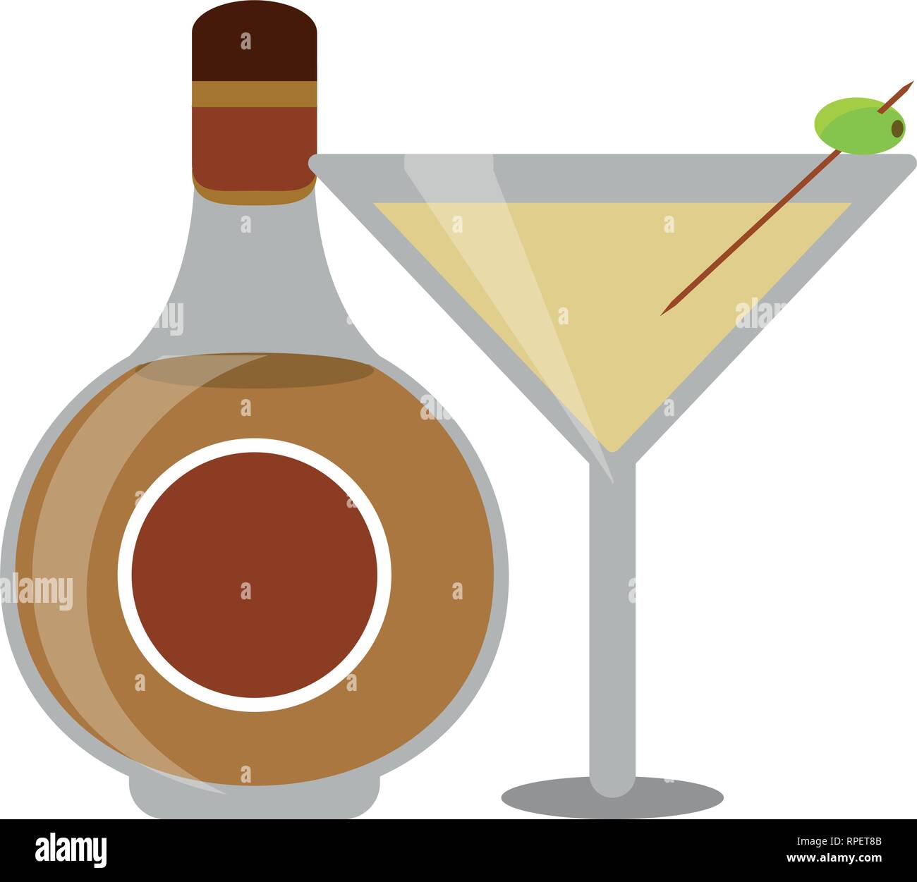 Bar alcohol drinks Stock Vector Image & Art - Alamy