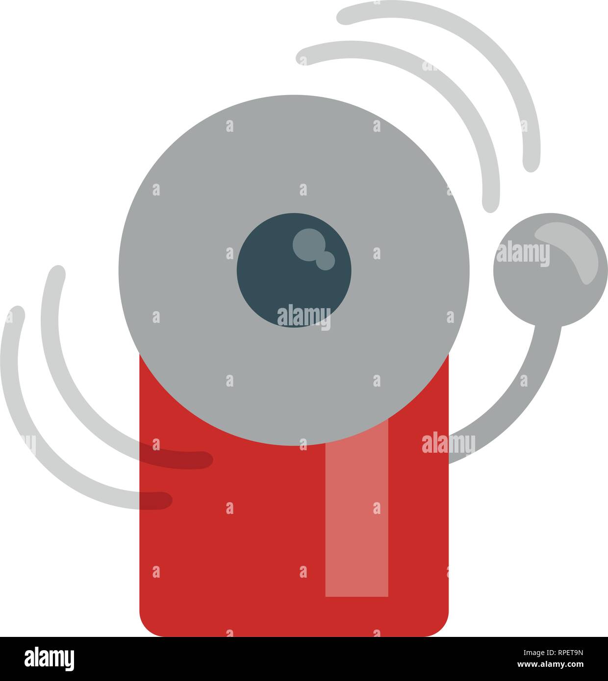 Fire emergency bell symbol Stock Vector Image & Art - Alamy