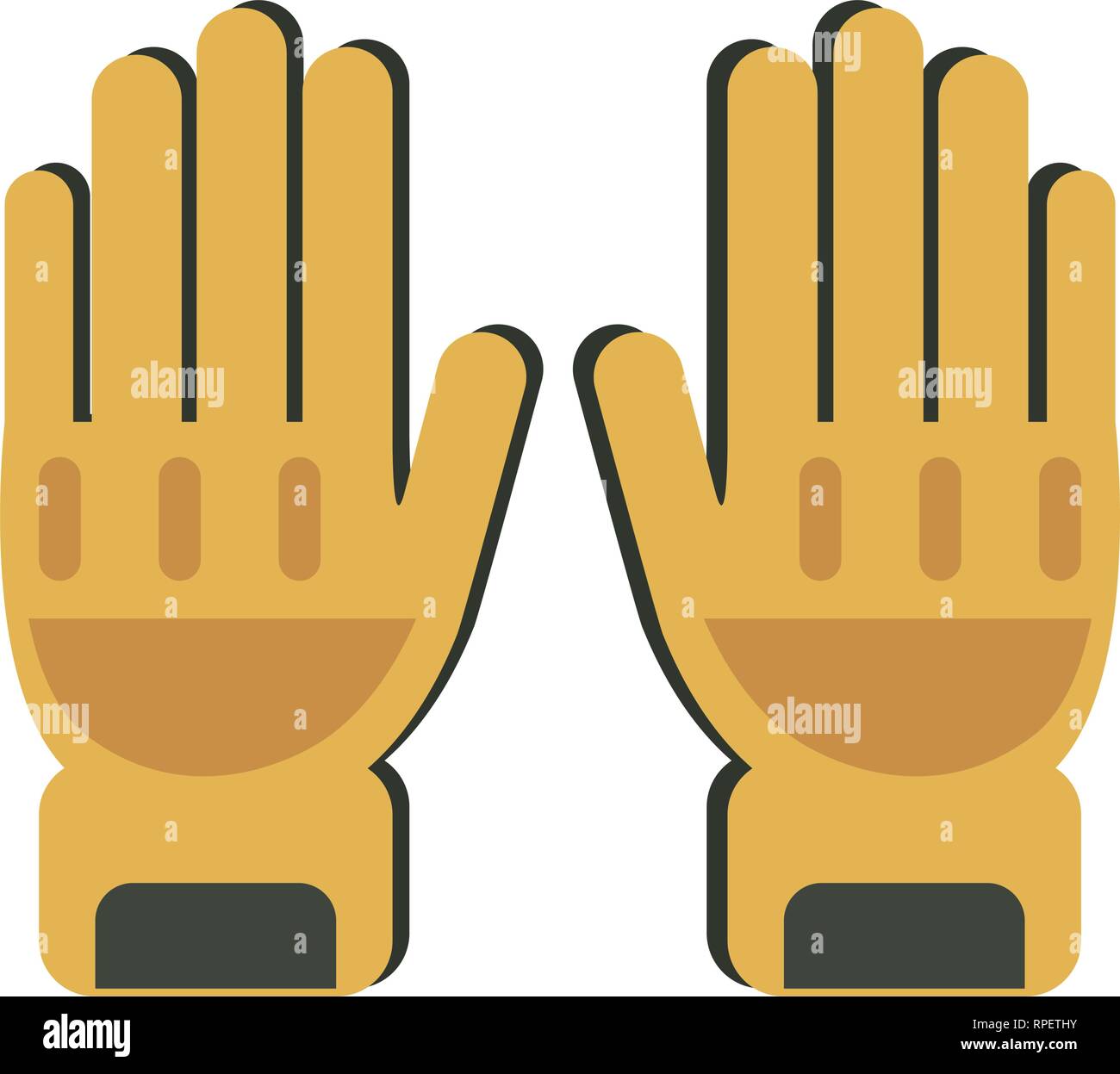 Firefighting gloves Stock Vector Images - Alamy