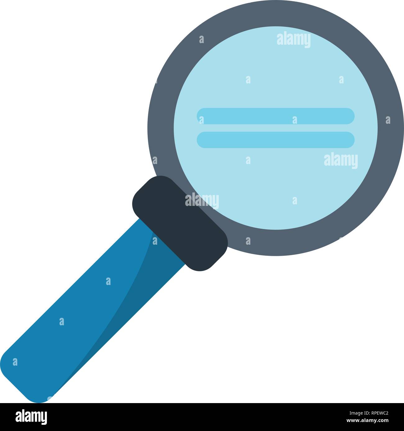 magnifying glass symbol isolated Stock Vector Image & Art - Alamy