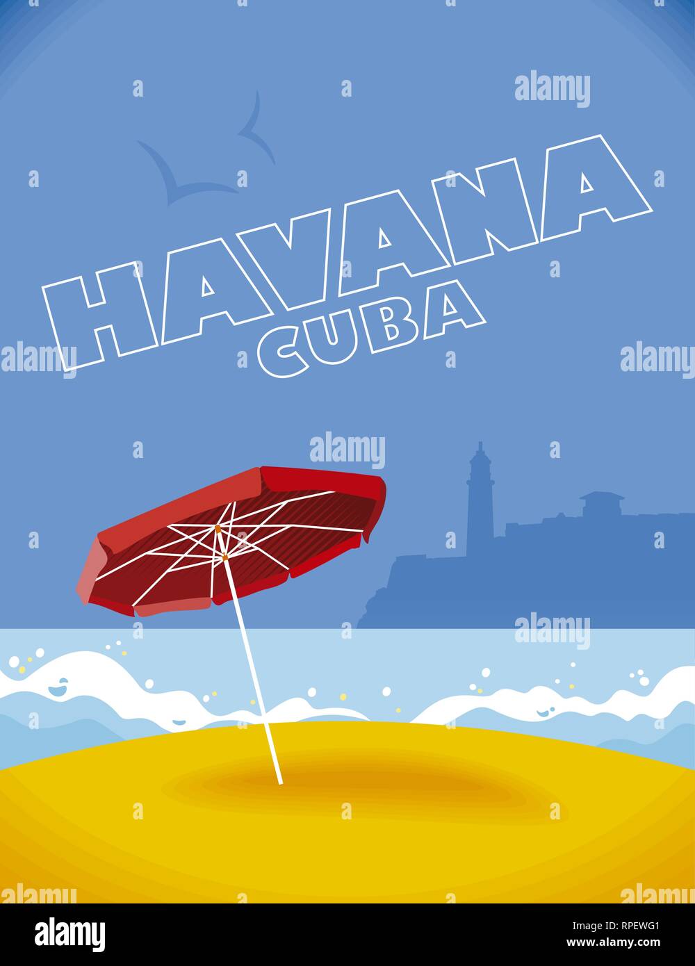 Havana vector vectors hi-res stock photography and images - Alamy