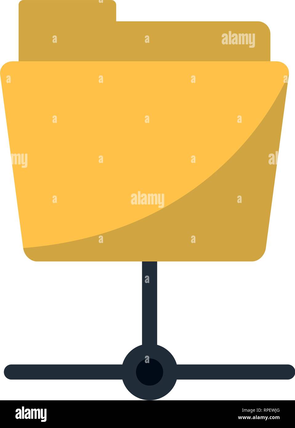 Folder database symbol Stock Vector Image & Art - Alamy