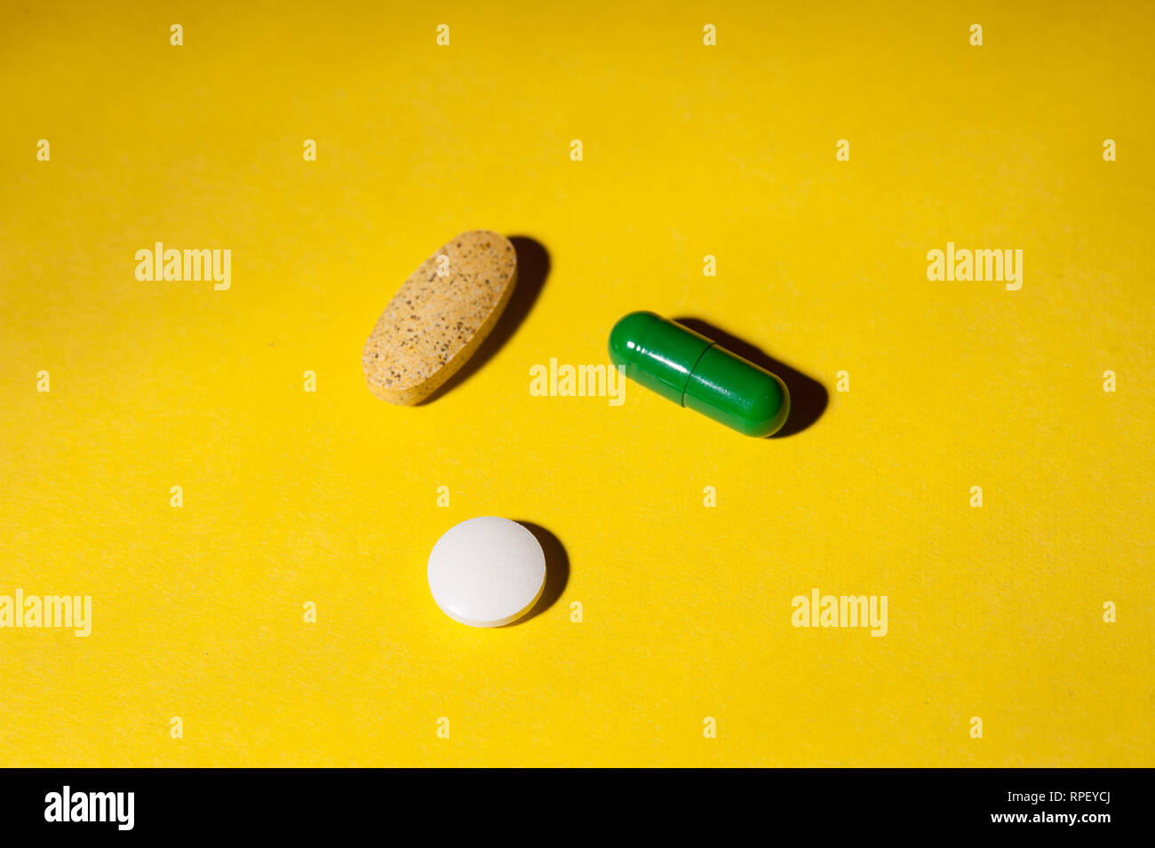 Tablets three treatment hi-res stock photography and images - Alamy