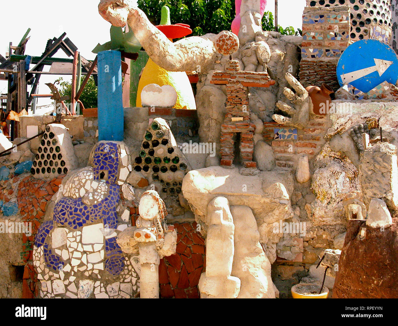 part of the "Great Wall of Lemba": controversial roadside sculpture by ...