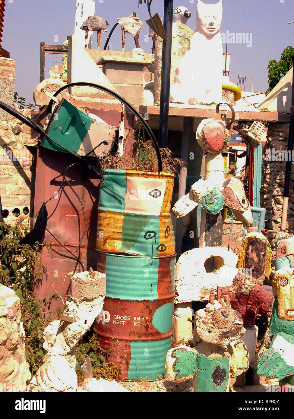 part of the "Great Wall of Lemba": controversial roadside sculpture by ...