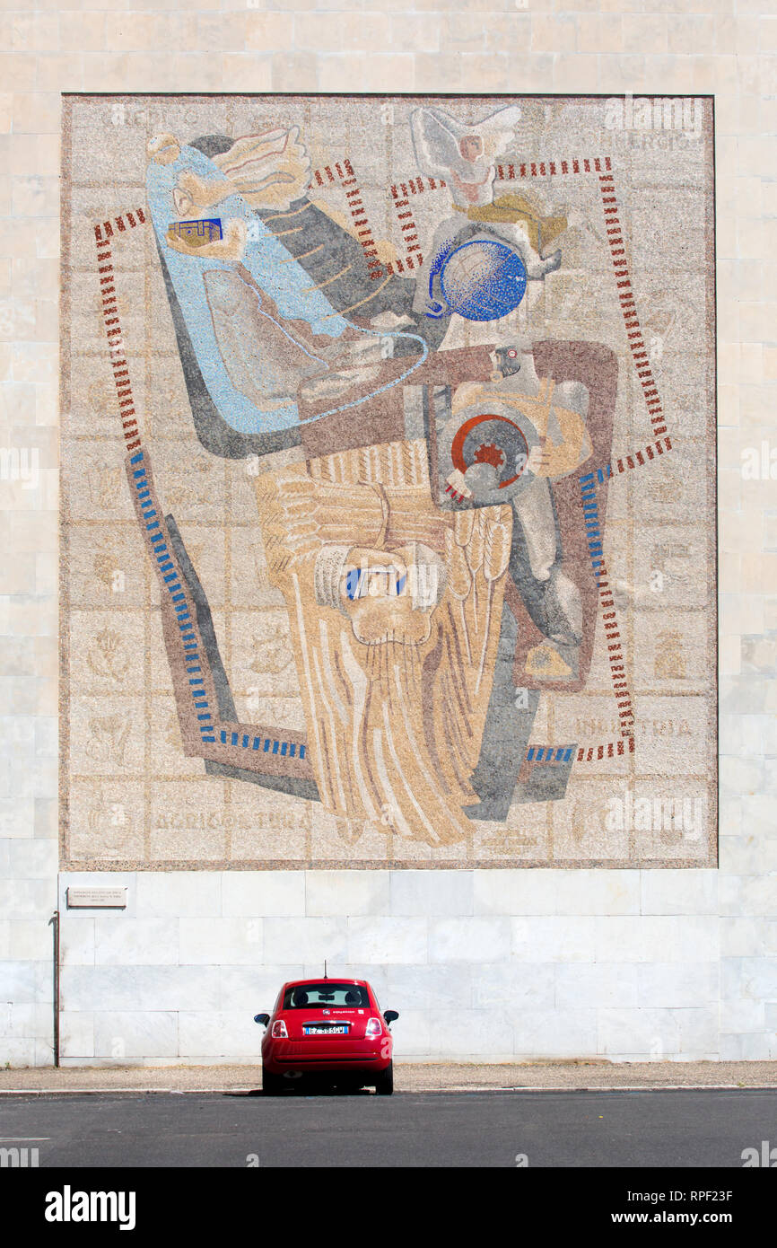 Painting of mussolini hi-res stock photography and images - Alamy