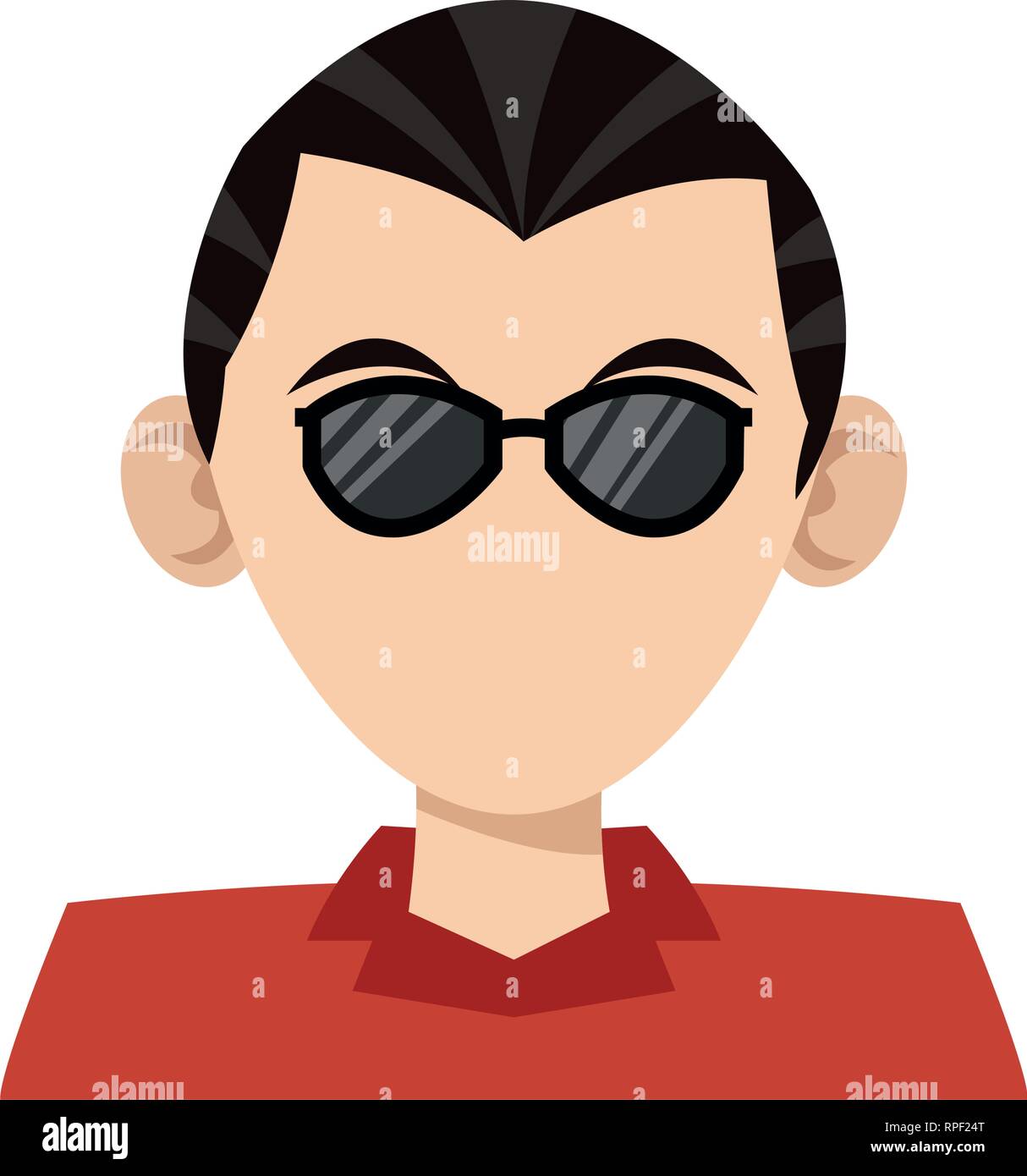 man faceless profile cartoon Stock Vector Image & Art - Alamy