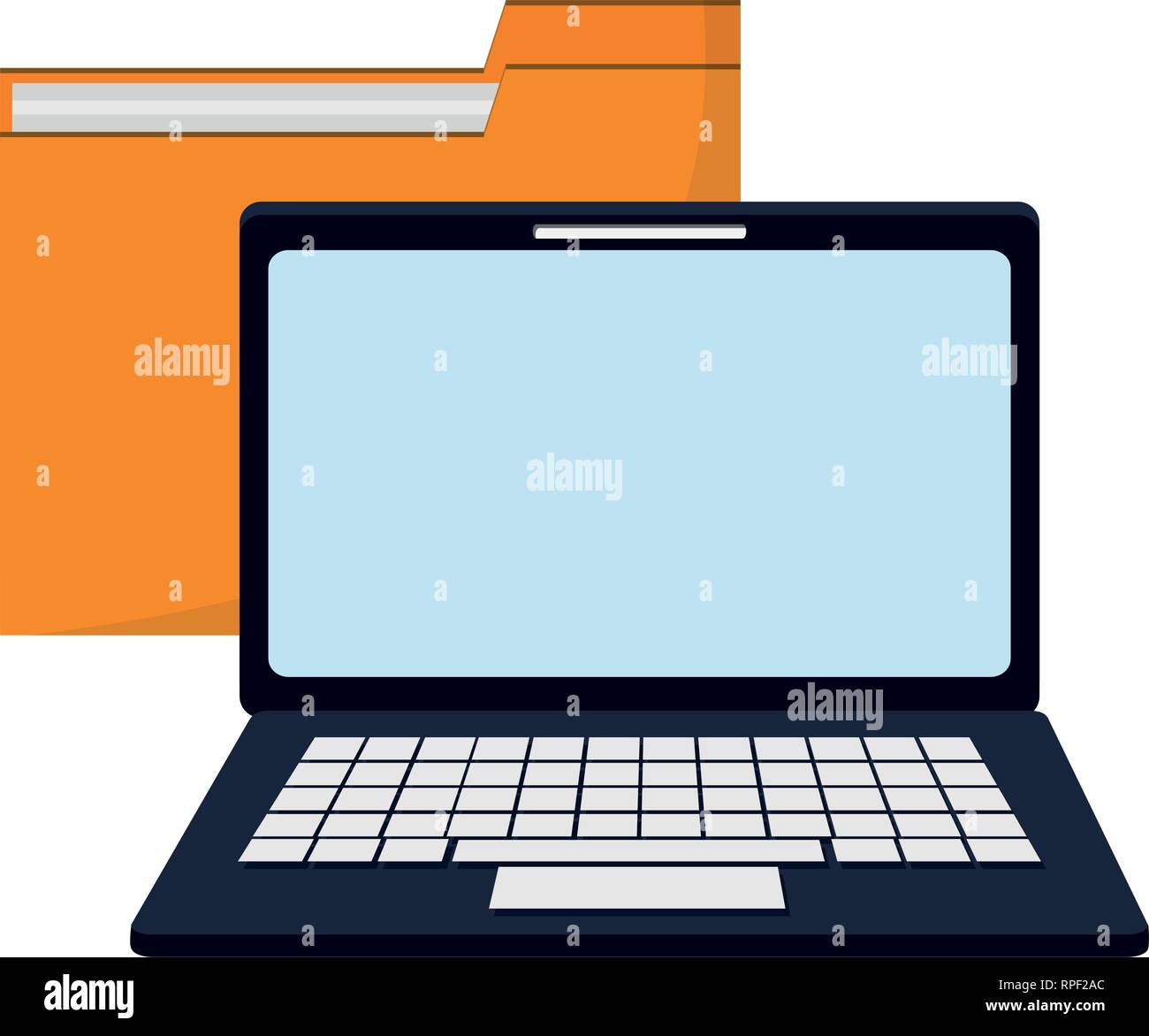 Sheets paper computer Stock Vector Images - Alamy