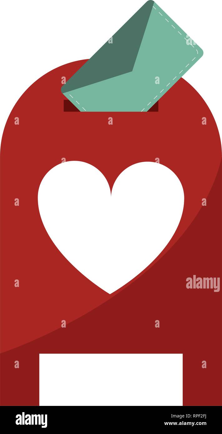love letter inside mailbox Stock Vector Image & Art - Alamy