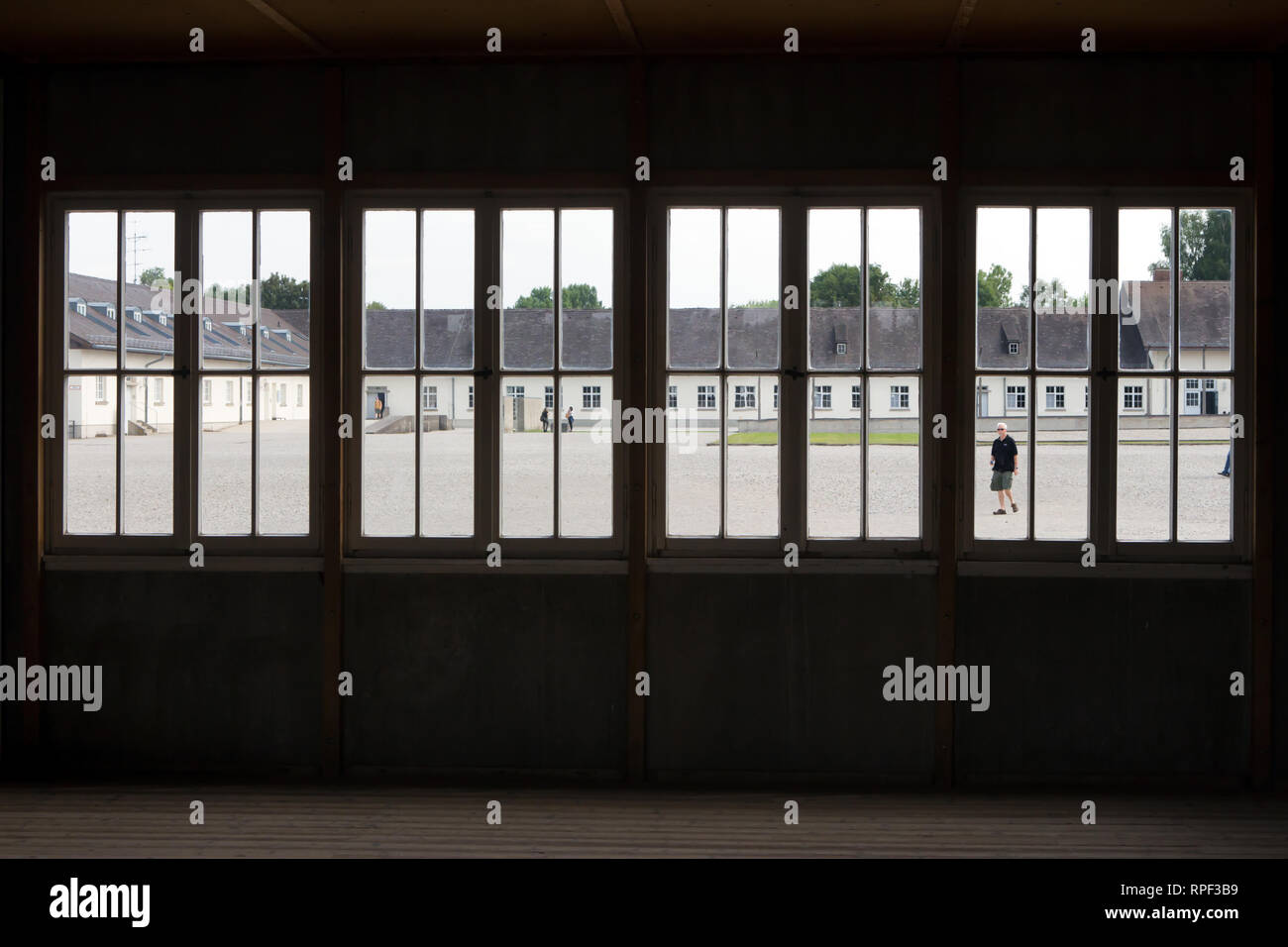 DACHAU - Barracks of the Nazi concentration camp and memorial site ...