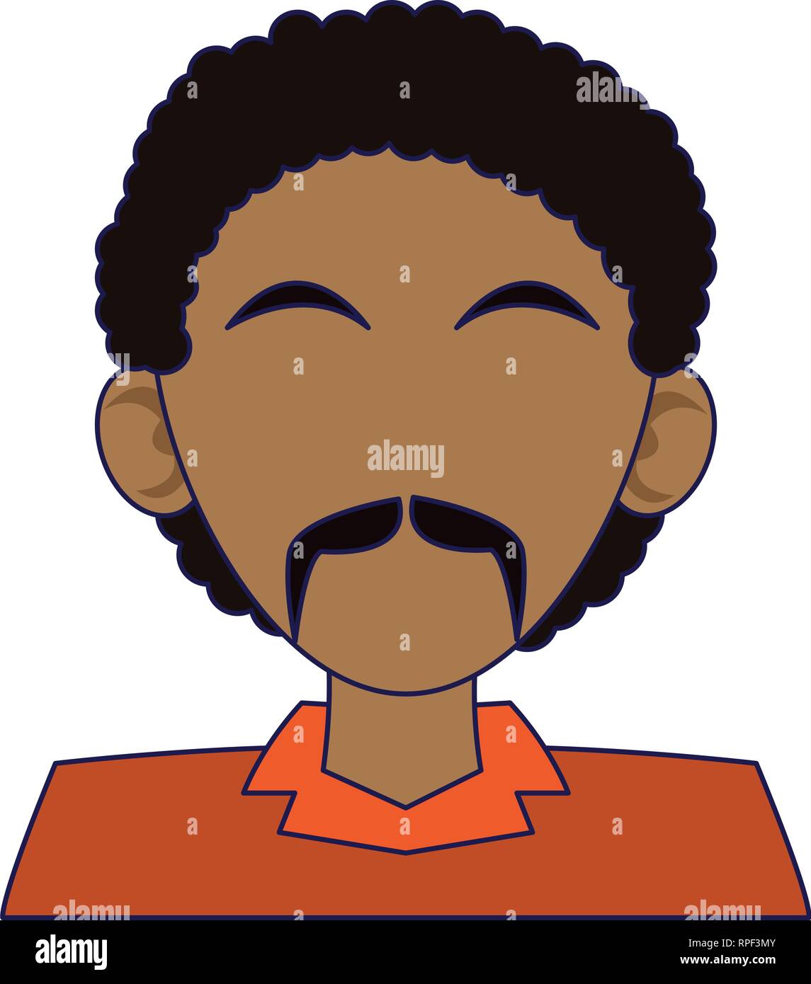 man faceless profile cartoon blue lines Stock Vector Image & Art - Alamy