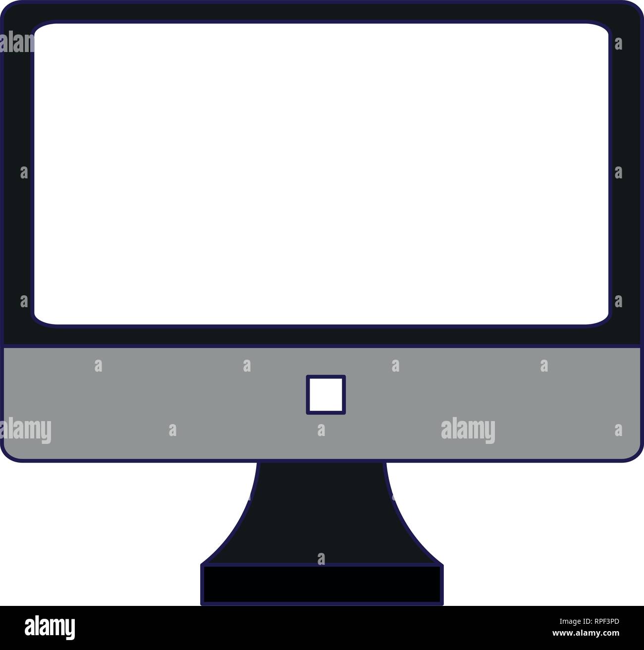 Computer screen hardware technology blue lines Stock Vector Image & Art ...