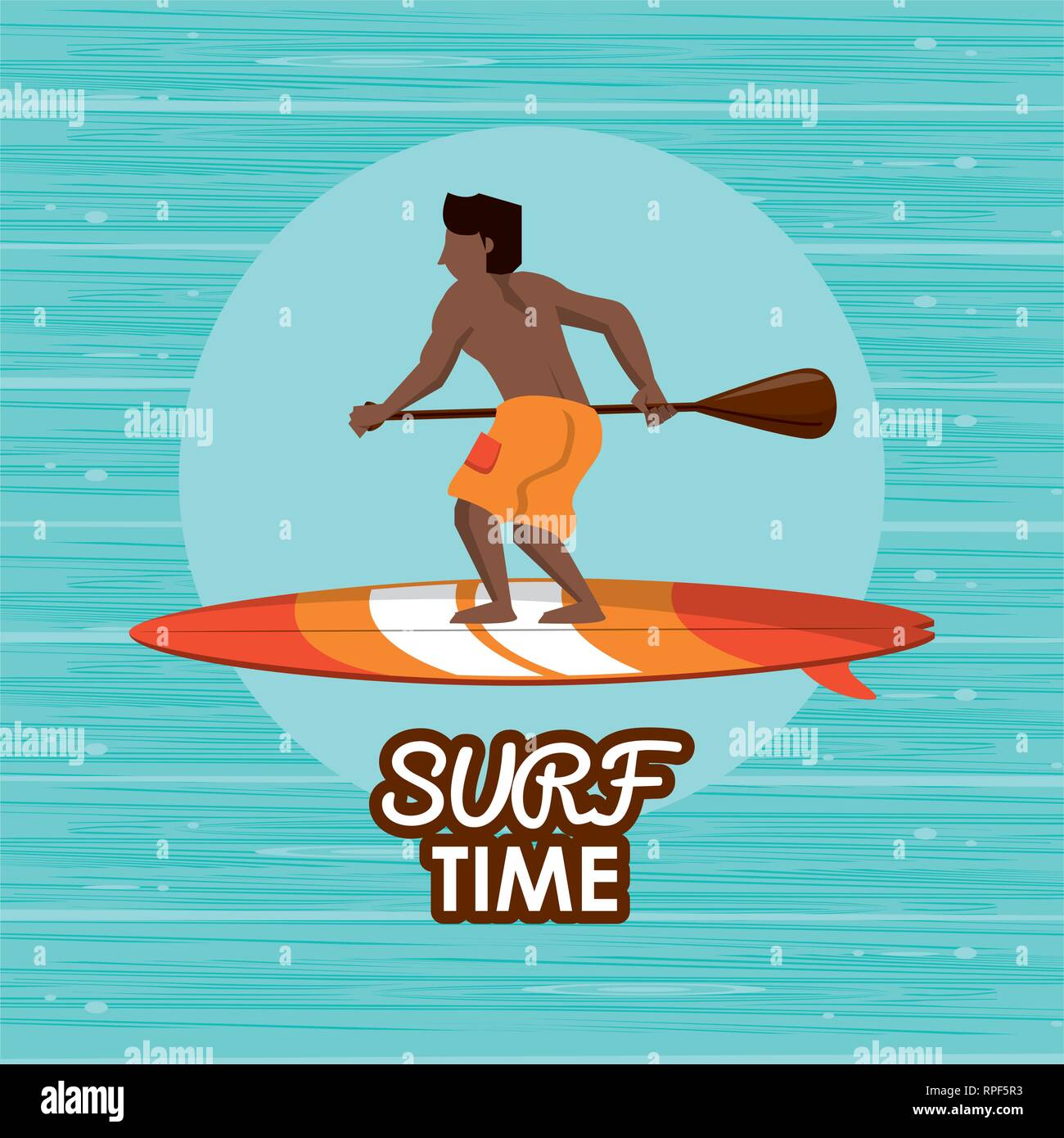 surf time cartoon Stock Vector Image & Art - Alamy