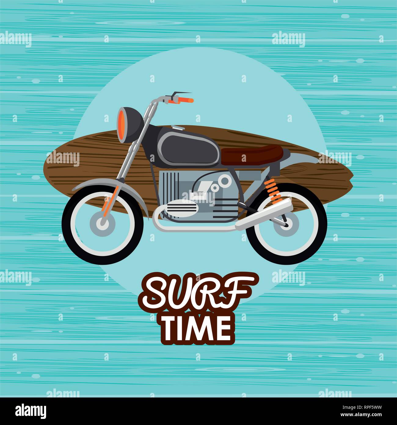 surf time cartoon Stock Vector Image & Art - Alamy