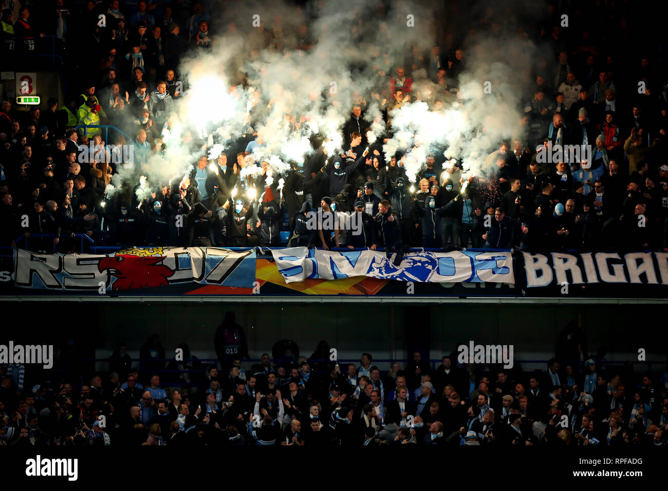 Malmo football fans hi-res stock photography and images - Alamy