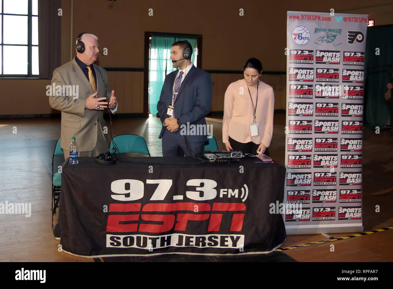 February 21, 2019 - ESPN was on hand and had a live broadcast from the ...