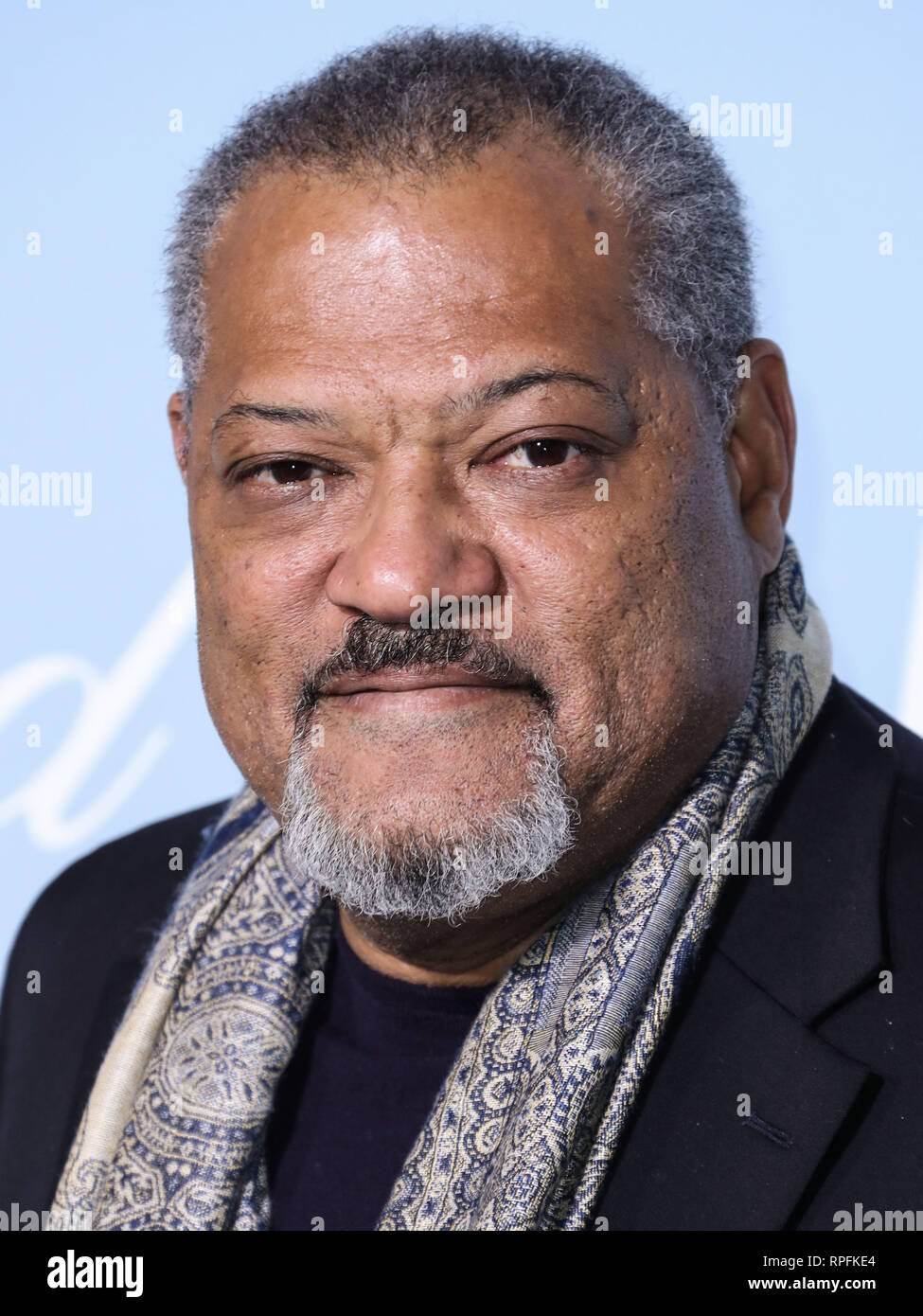 Actor Laurence Fishburne arrives at the 2019 Hollywood For Science Gala ...