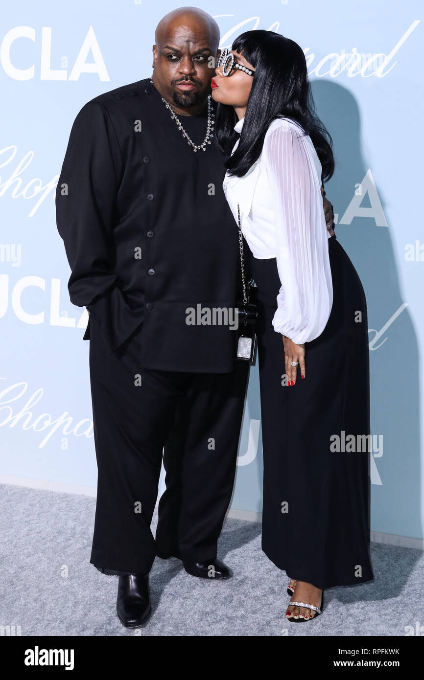 Singer CeeLo Green and partner Shani James arrive at the 2019 Hollywood ...