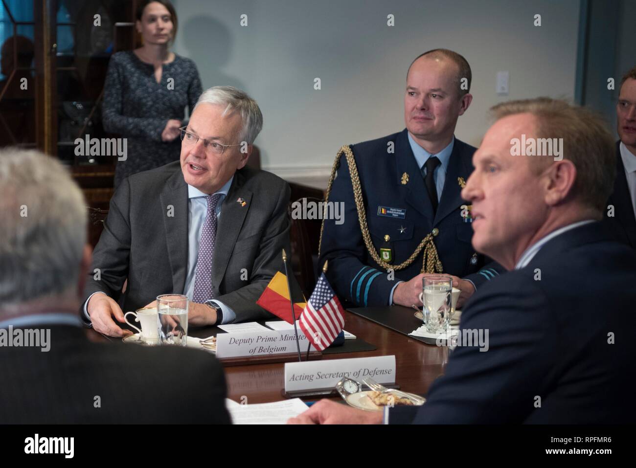 Belgian cabinet sitting left right hi-res stock photography and images ...