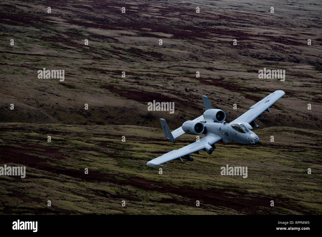 A U.S. Air Force A-10 Thunderbolt II Warthog aircraft assigned to the ...