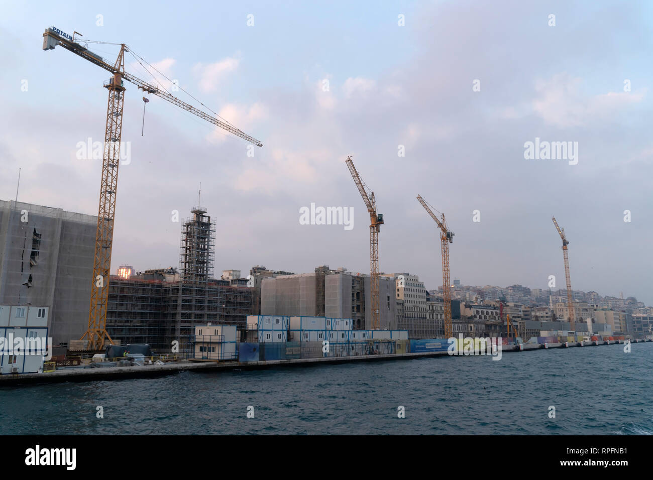 Istanbul, Turkey - February 21, 2019 : The Istanbul Galataport Project ...