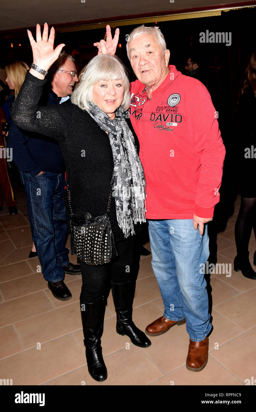 Munich, Deutschland. 01st Feb, 2017. Gus Backus with wife Heidelore at ...