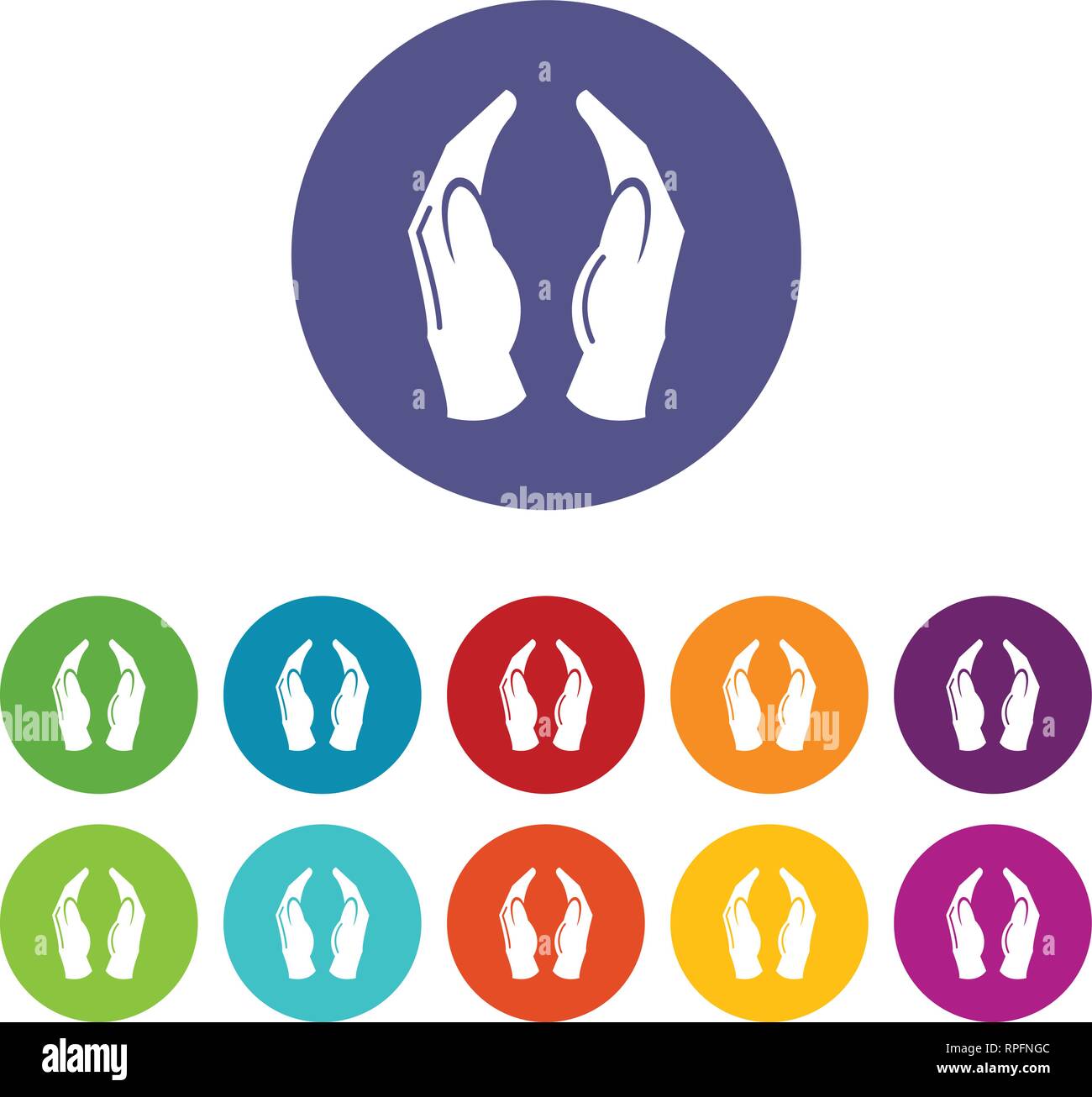 Hand symbol jain hi-res stock photography and images - Alamy