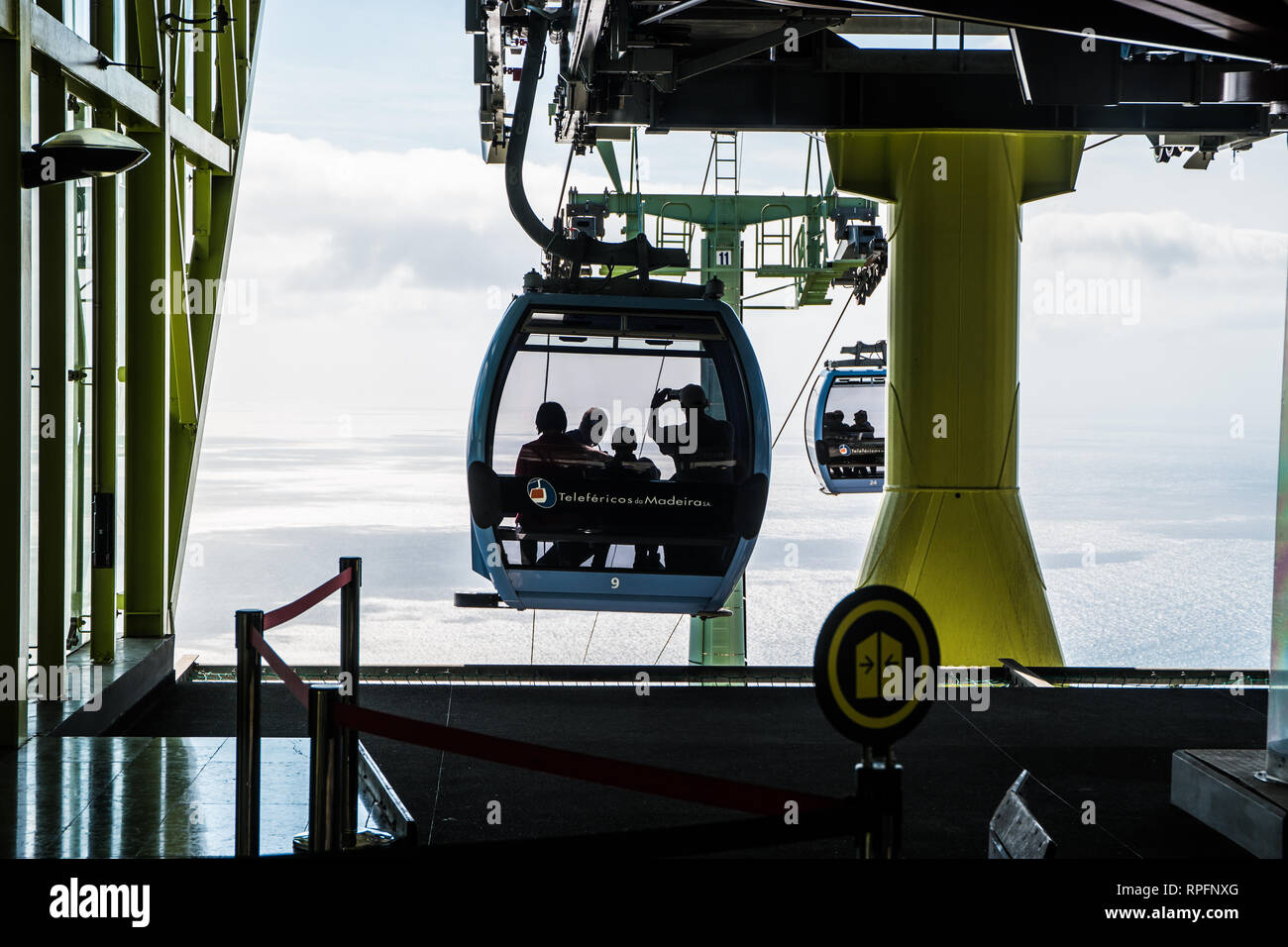 Monte cable car, Funchal, Madeira, Portugal Stock Photo - Alamy