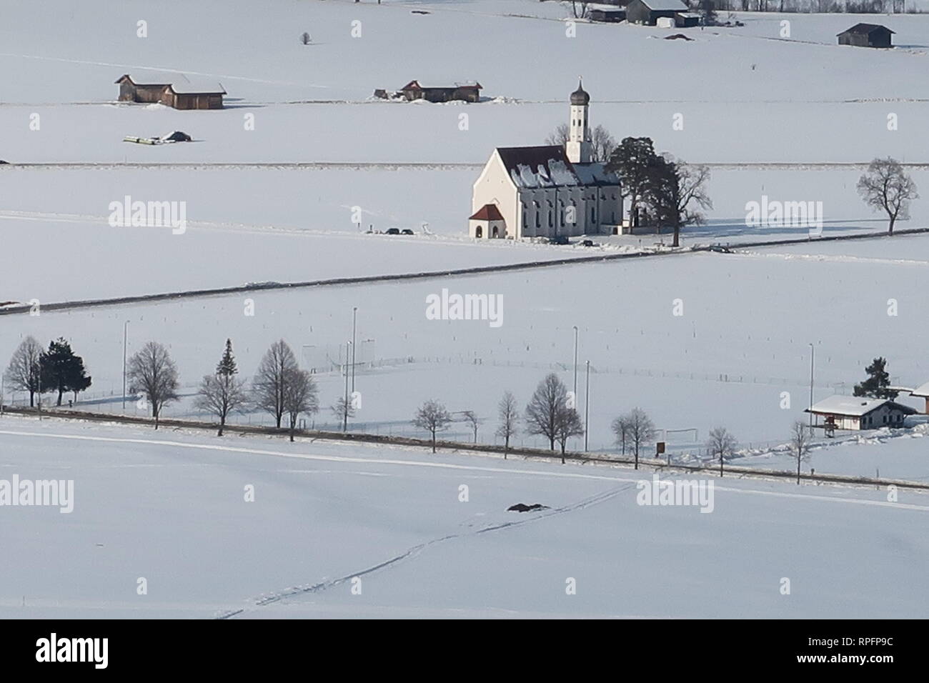 Neuschwanstein Castle near Fussen Bavaria Stock Photo - Alamy