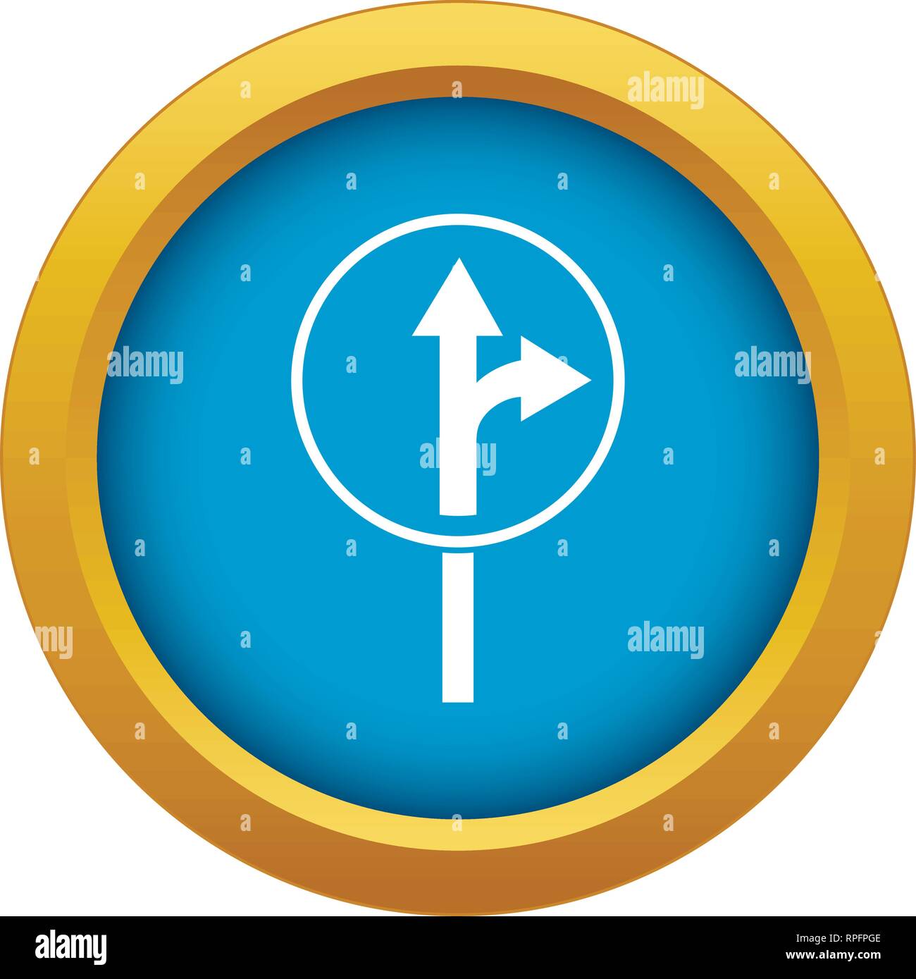 Motorway ahead sign Stock Vector Images - Alamy