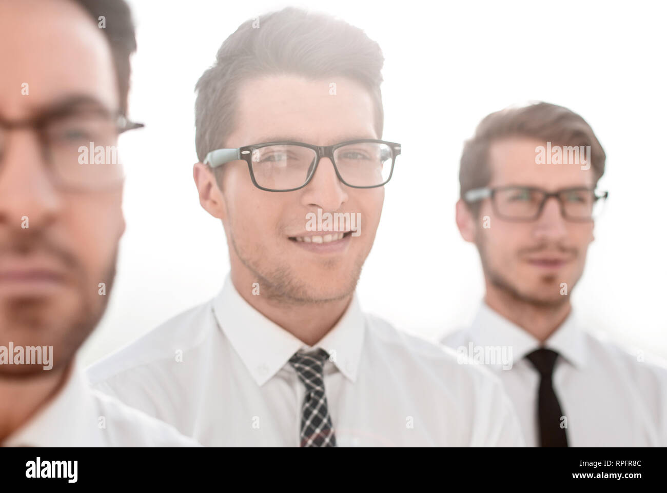 close up.group of successful employees Stock Photo - Alamy