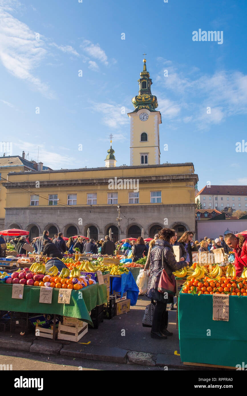 Central market zagreb hi-res stock photography and images - Alamy